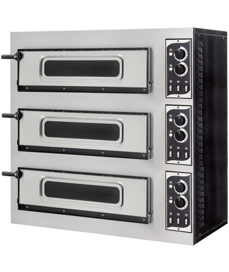 Prismafood BASIC 3/50 de puerta con cristal para 3 pizzas de 60x40