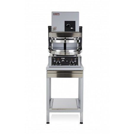 Formadora de pizza OEM PizzaForm PF33MT SV de 33cm de diámetro con borde